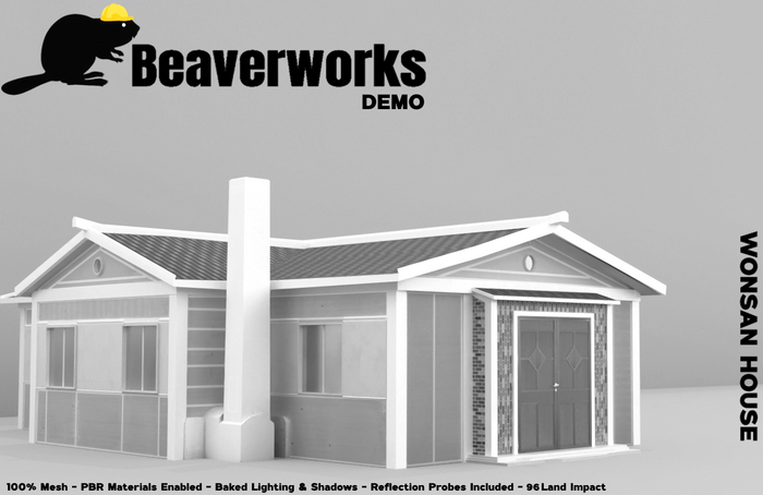 Second Life Marketplace - DEMO |BEAVERWORKS| - Wonsan House (PBR)